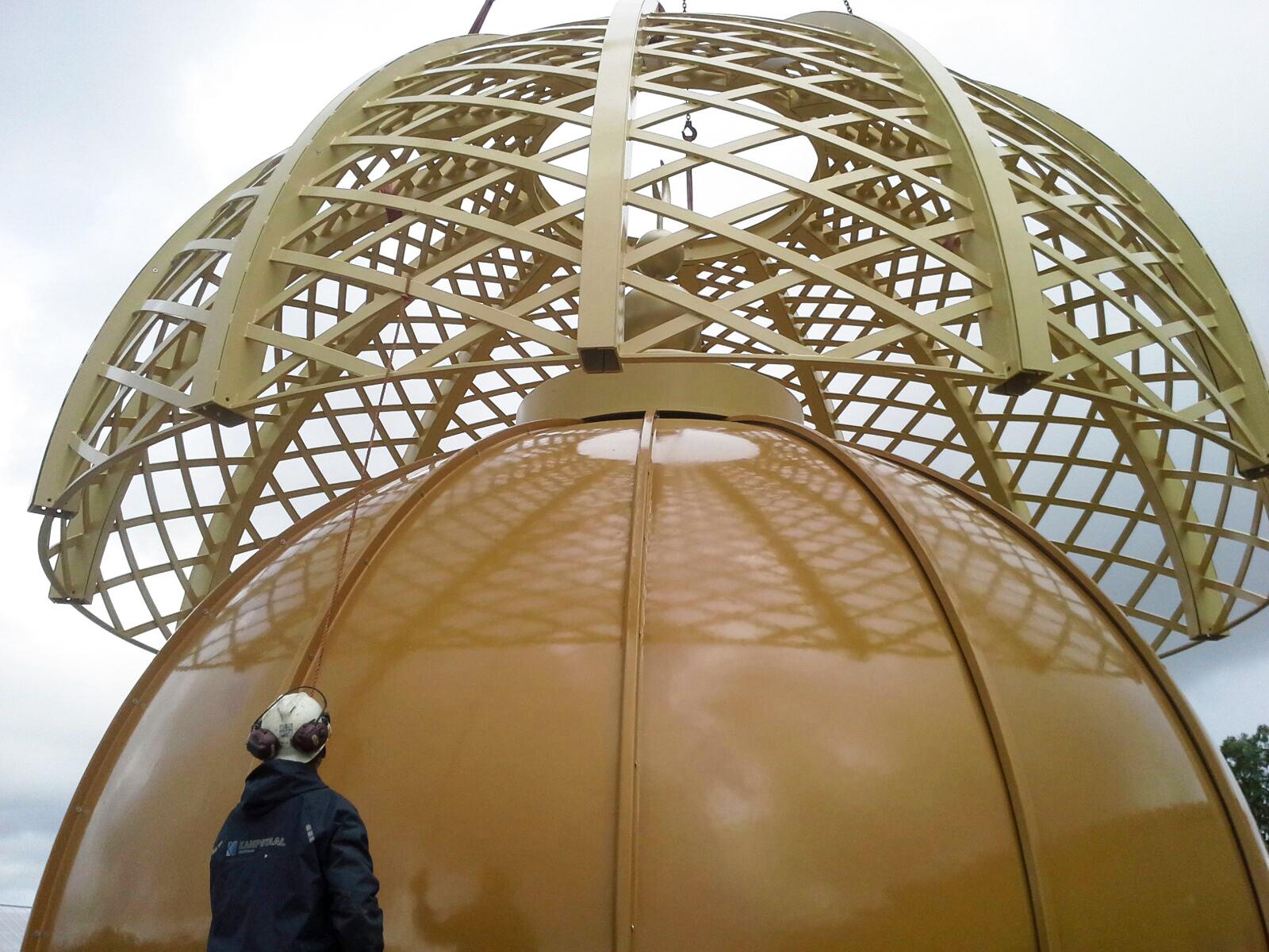 Moskee-koepel Leiden | Stalen constructie | Ontdek het hier